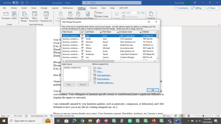 How To Generate Word Documents From Excel Data Learn Now