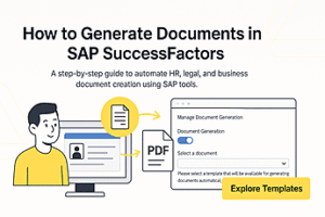 How to generate document in SAP Successfactors. - One Stop CCM Solution
