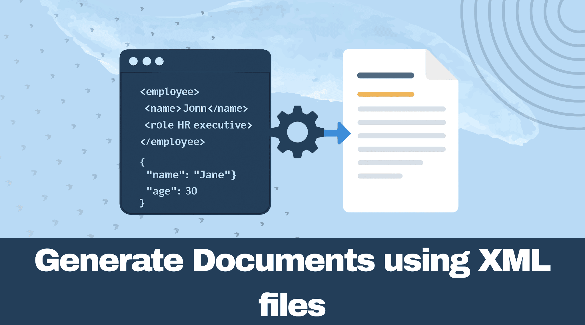 How to Generate Documents with XML Files - One Stop CCM Solution
